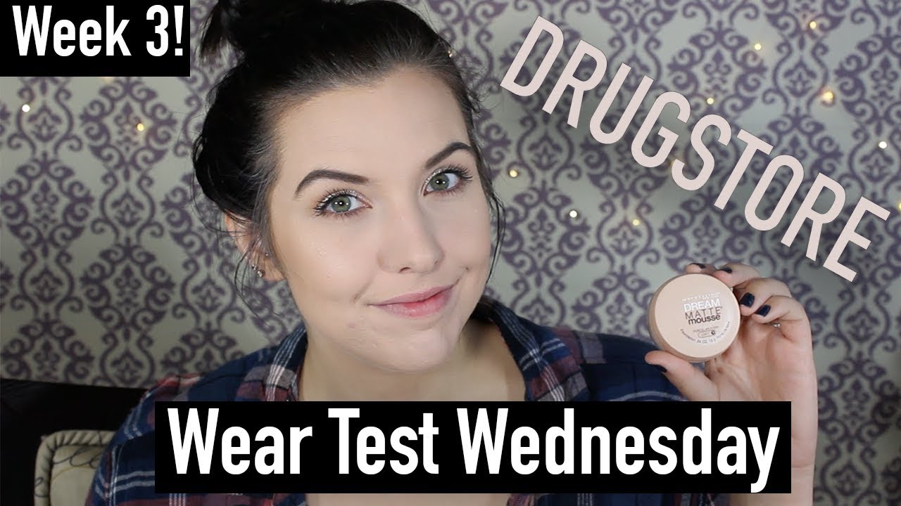 Maybelline Dream Matte Mousse Foundation! | Wear Test Wednesday ...