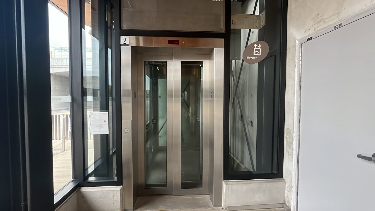 Glass Elevators at Mississauga MiWay Spectrum Bus Station 8/12/2024 ...