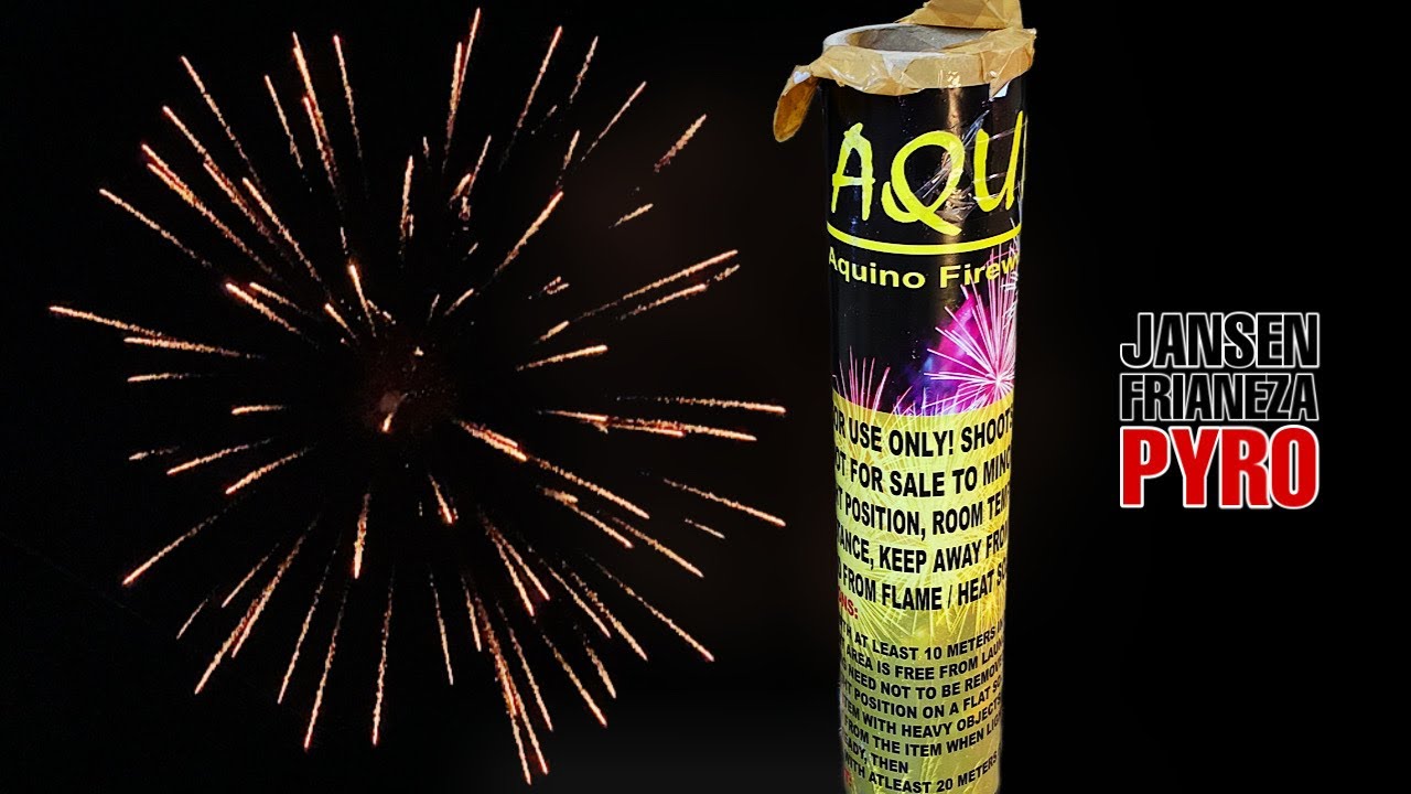 Golden Brocade Single Shot 3 Inch Shell by JLJ Aquino | New Year 2023 ...