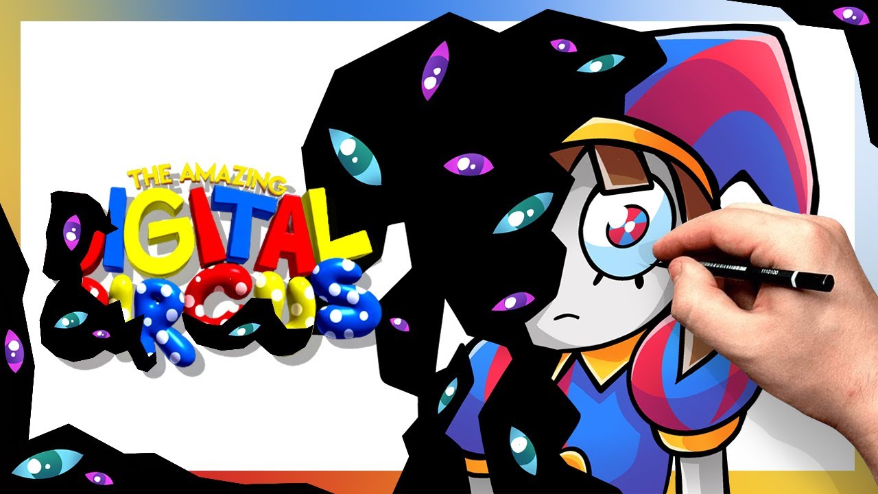 How To Draw Pomni But Abstract The Amazing Digital Circus Cartoon Onandon Ncs Release