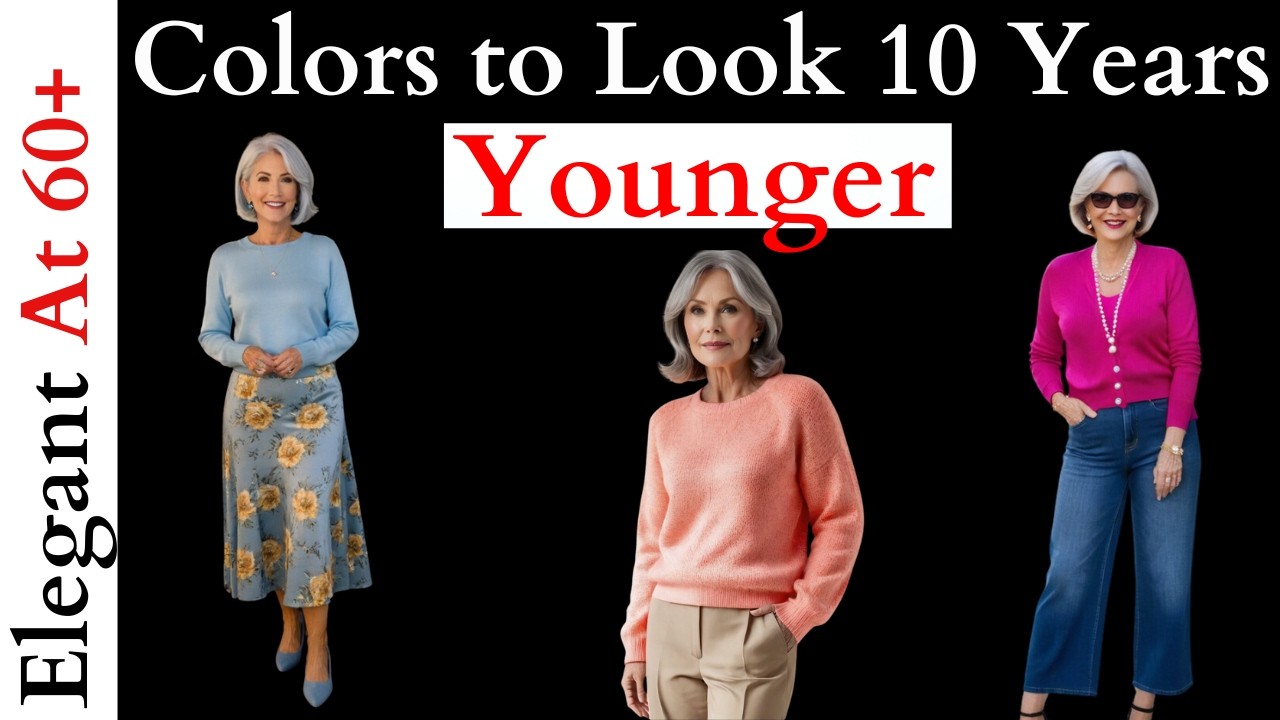 The Power of Color to Look 10 Years Younger! Look Elegant & Beautiful ...
