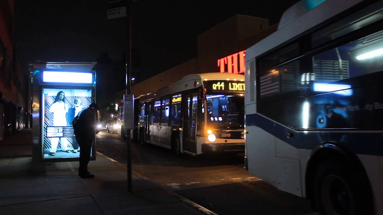 NYCTA Bus: Northbound Orion 7 Q20A and LFSA Q44 at Merrick Blvd ...