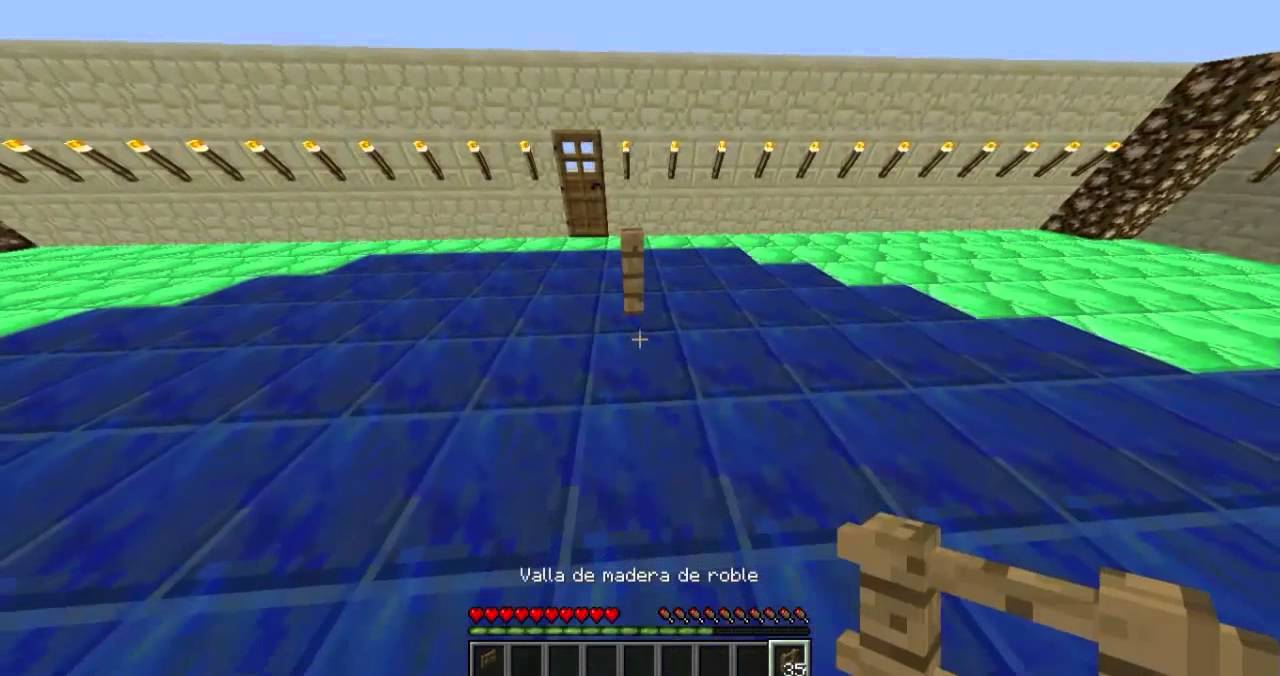 Como Hacer Vallas y puertas de Vallas [ Minecraft 1.8 ] - YouTube