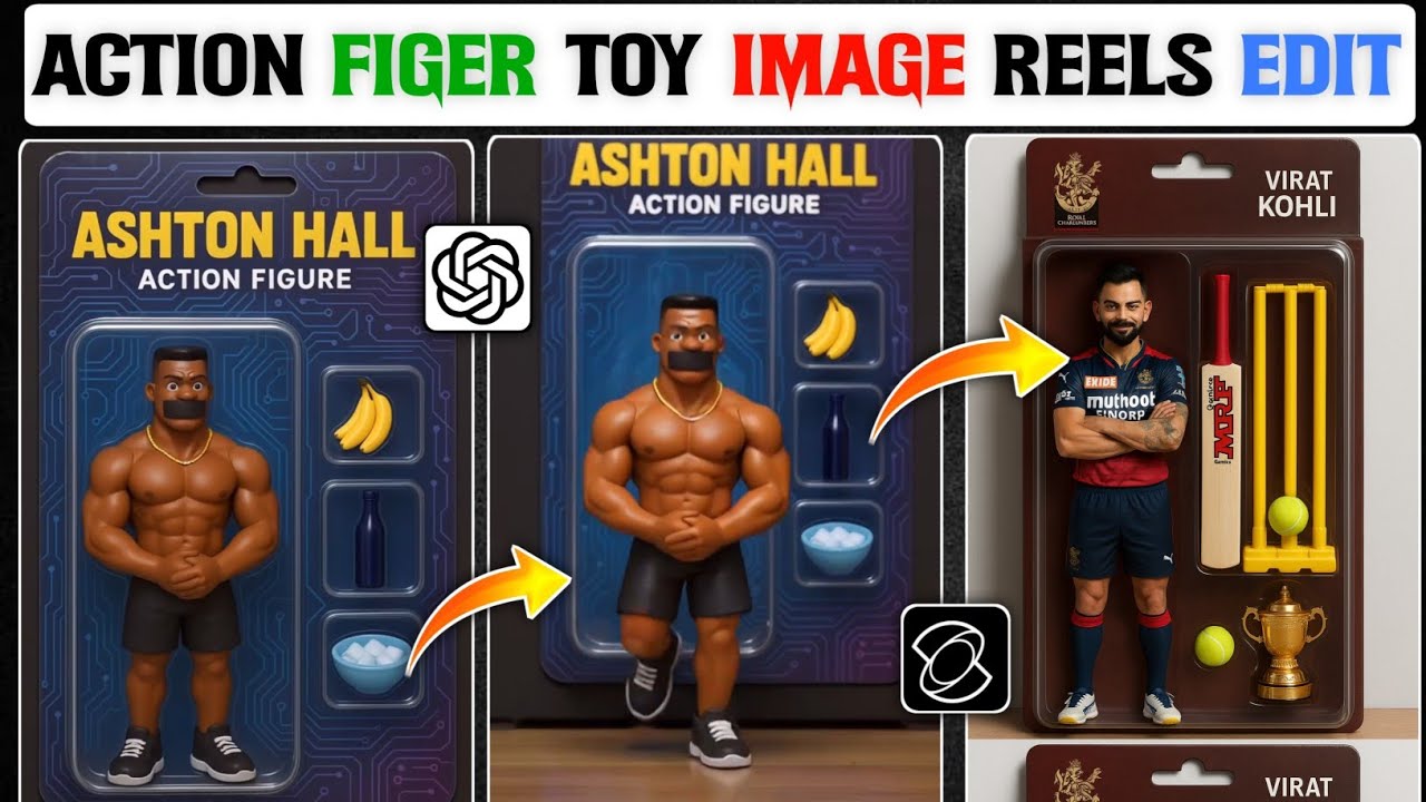 how to edit action figure Toy | How To Create Trending Toy Action ...