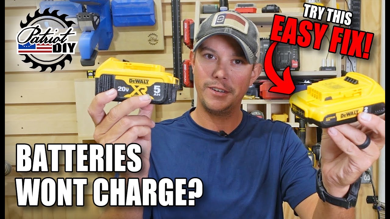 Tool Battery Wont Charge? Try This EASY FIX! - How To Revive Dead ...