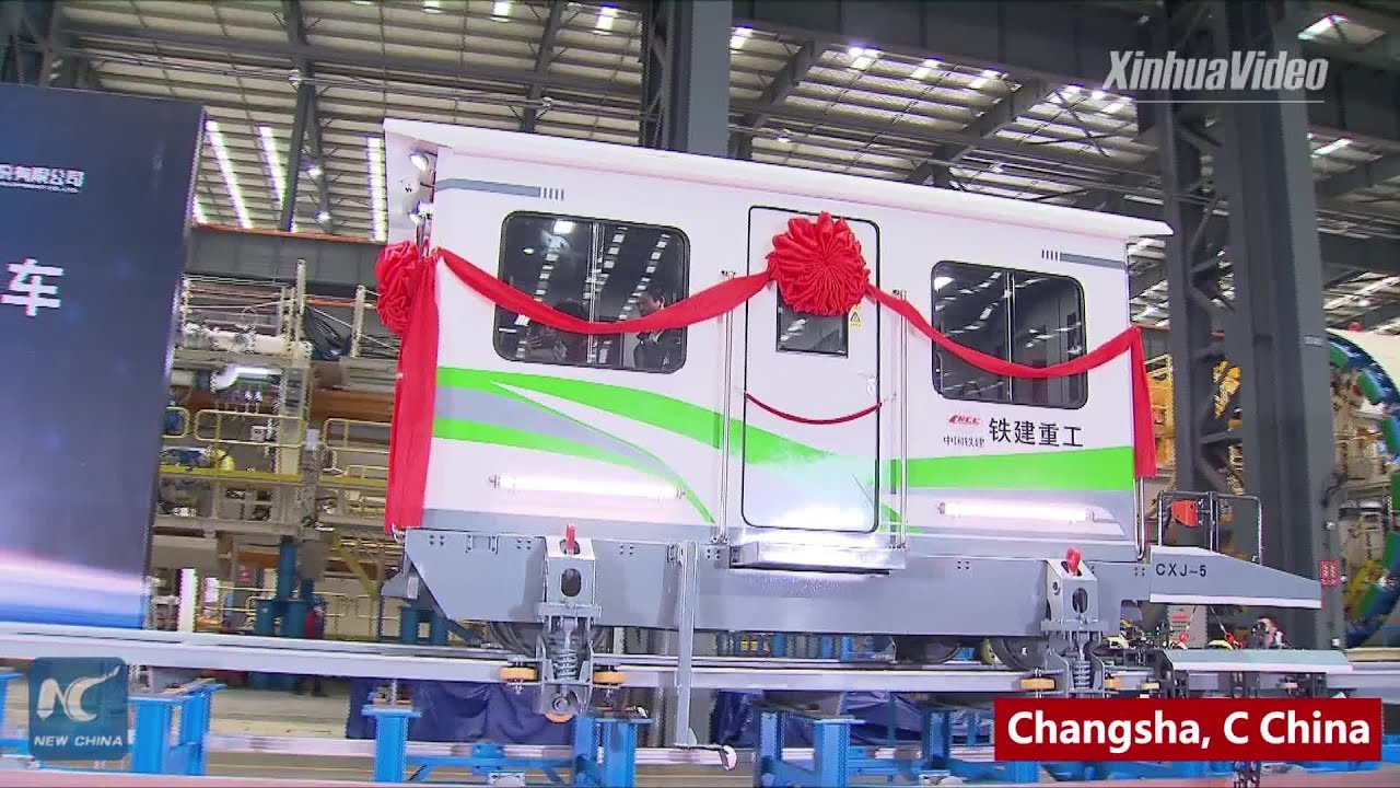 China's 1st intelligent inspection vehicle on medium-low speed maglev ...