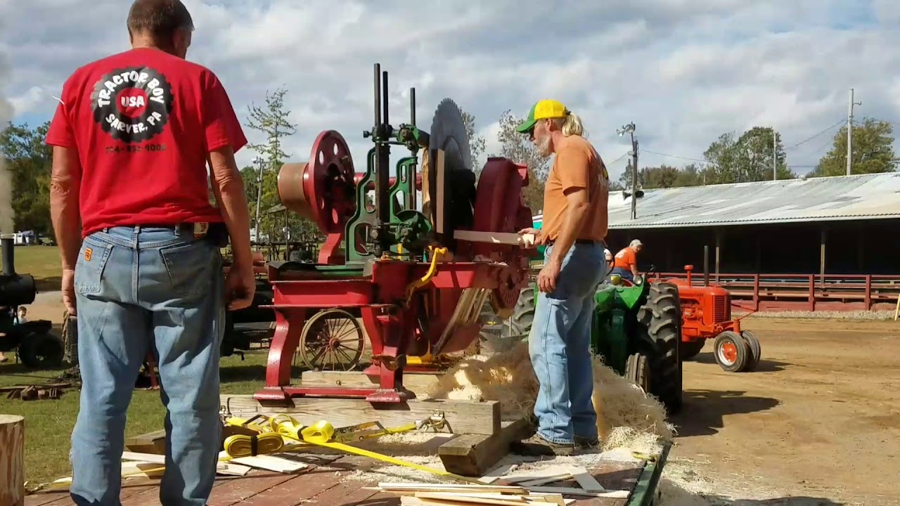 Shingle Machine - Portersville Steam Show 10/7/2017 - YouTube