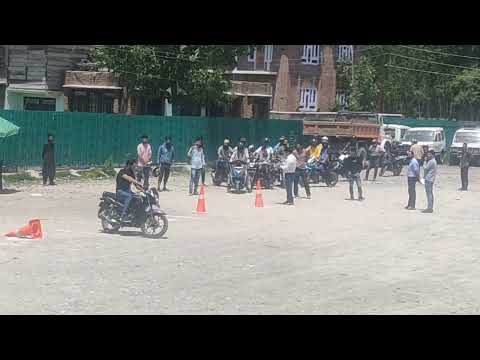 bike licence test ...rto Anantnag 🚴‍♀️ - YouTube