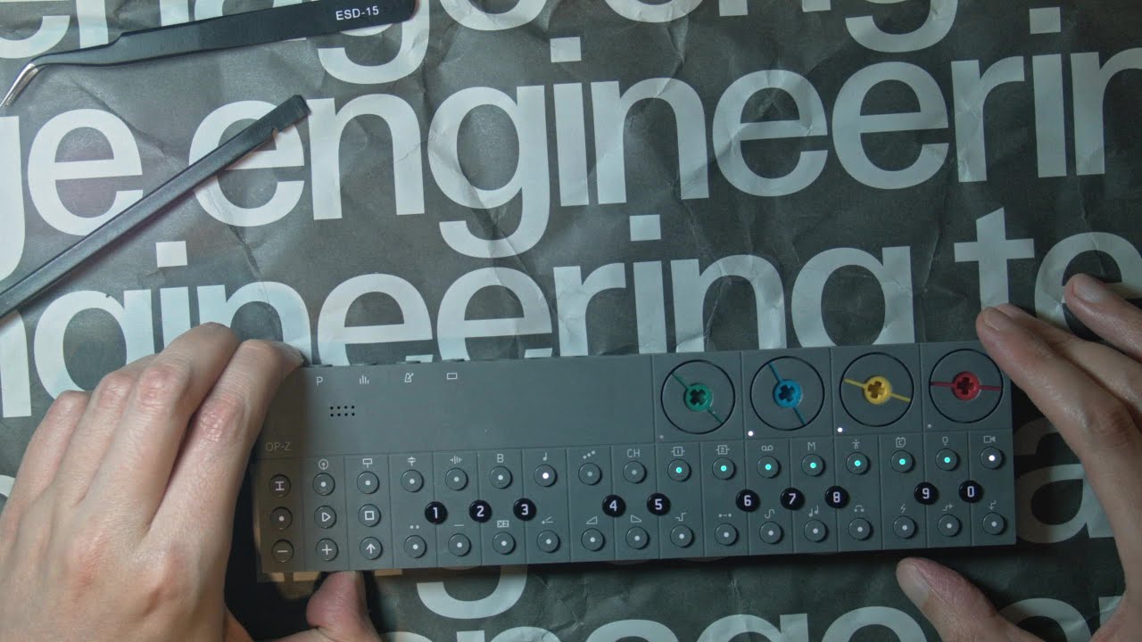 OP-Z pitch bend + mic repair - YouTube