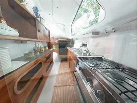 Catamarans.com: Panoramic Tour of Tomcat 9.7 Catamaran - YouTube