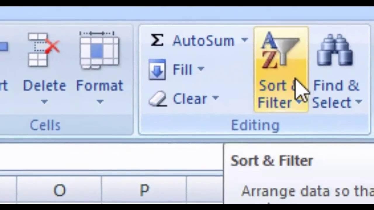 How to Remove Filters in Microsoft Excel - YouTube