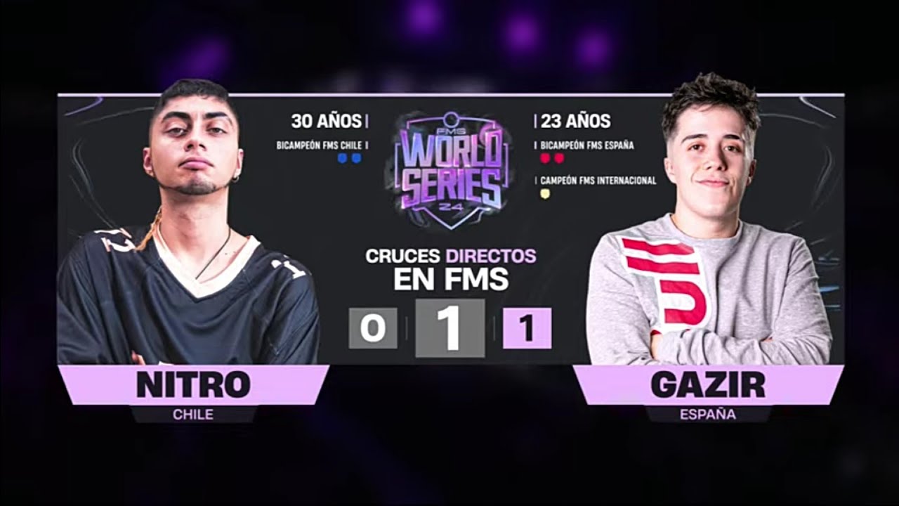 NITRO🇨🇱 VS GAZIR 🇪🇸 FMS World Series 2024 | Jornada 3 - YouTube
