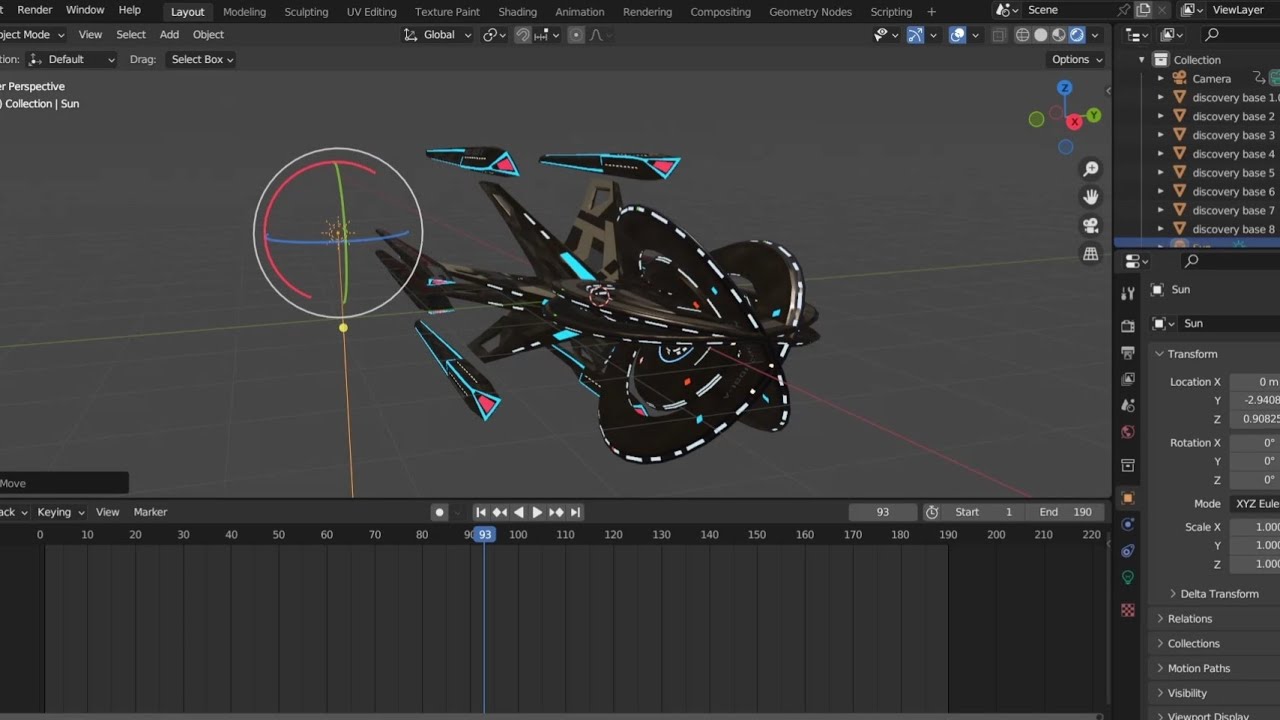 SPORE DRIVE EFFECT [STAR TREK: DISCOVERY] | Blender 3.6 Tutorial - YouTube