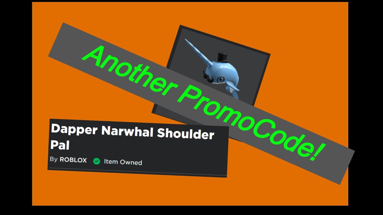 Roblox PromoCode (Dapper Narwhal) - YouTube