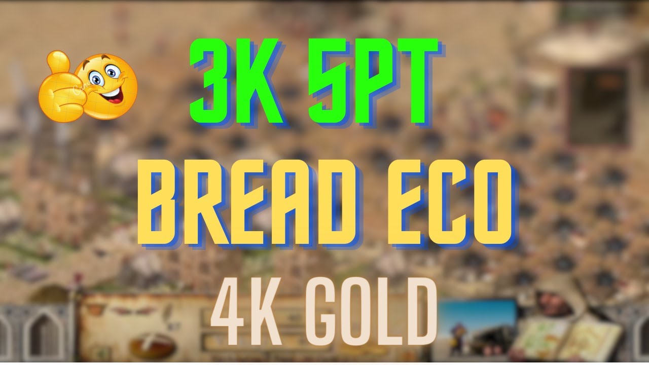 3k 5pt -ff Simple Bread Eco By @CricVela©® | Stronghold Crusader - YouTube