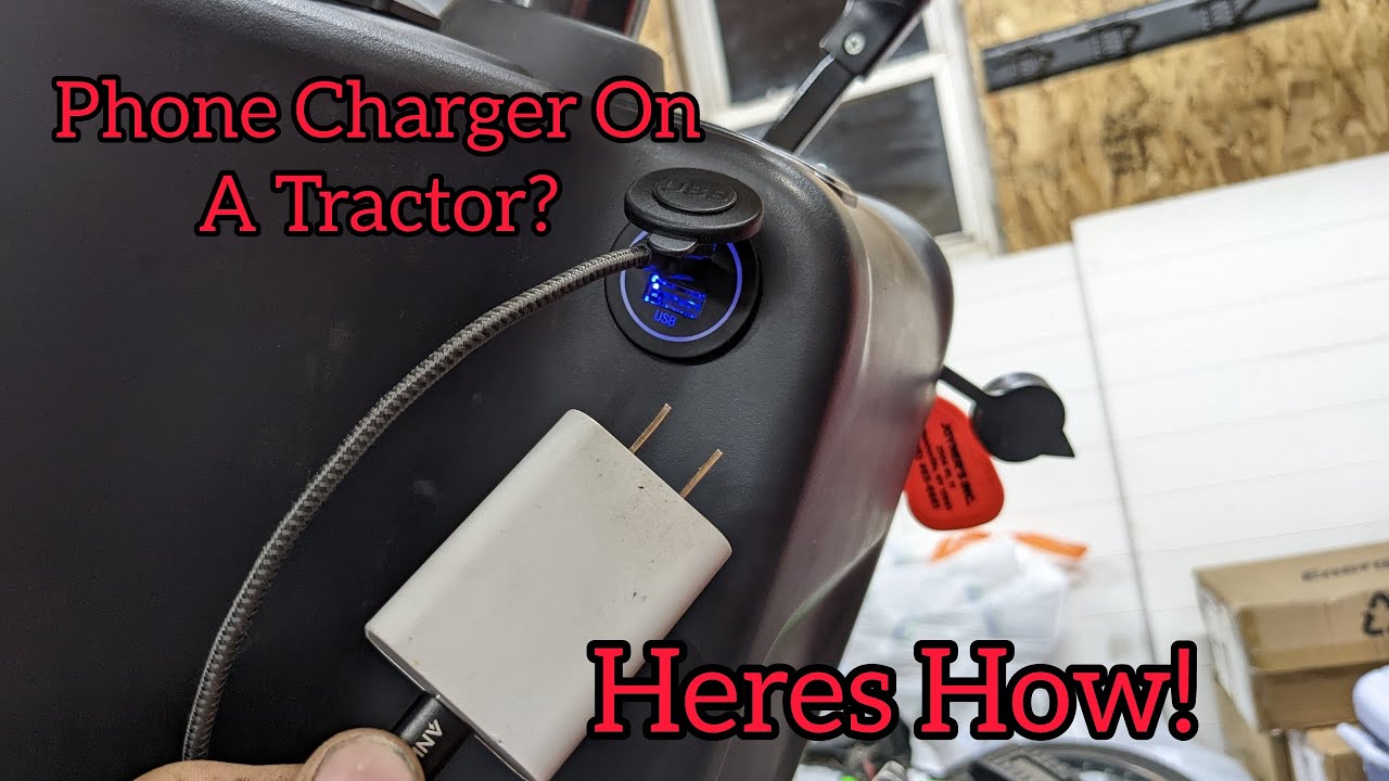 Add A 12V Power Outlet To Your Kioti Tractor! Here's How! - YouTube