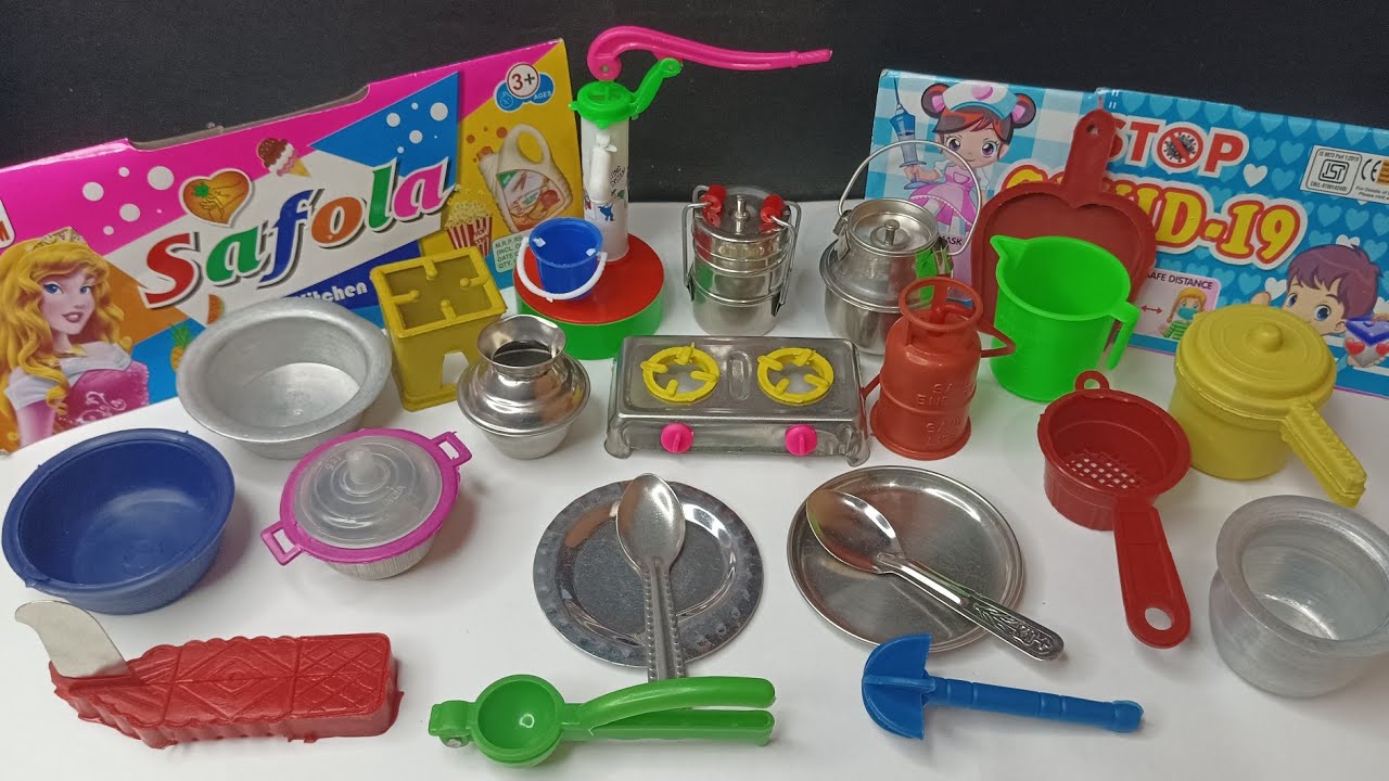 Play with Amazing mini kitchen set @MINI CLAY |@Dolliyon - YouTube