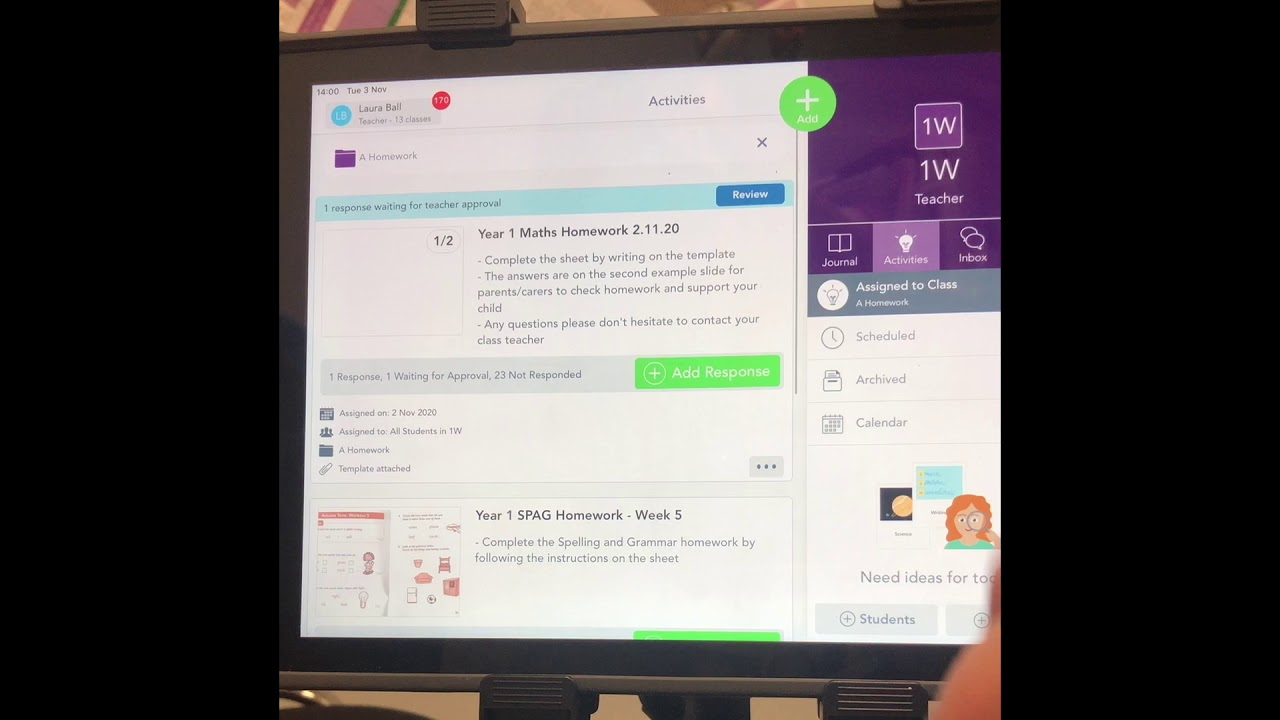 Seesaw parent top tips - YouTube