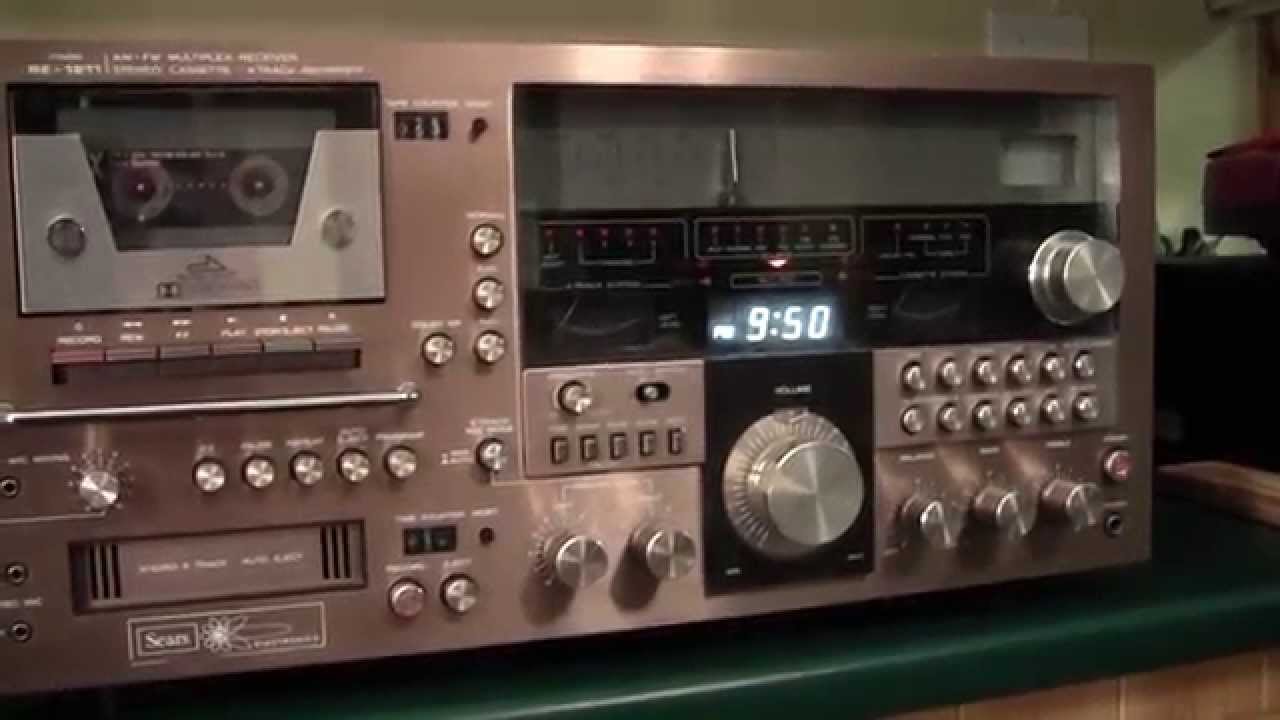 Sears RE-1211 3-In-One Cassette 8-Track Receiver - YouTube