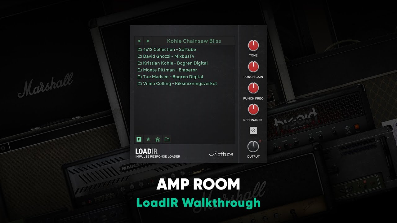 Amp Room: LoadIR Walkthrough – Softube - YouTube