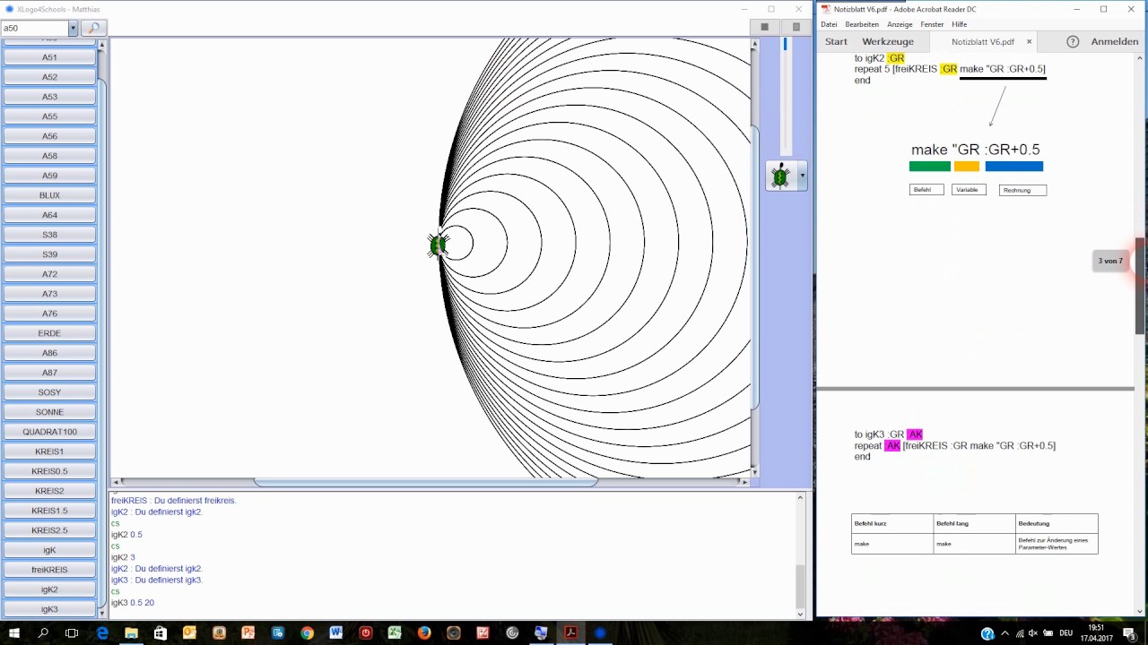 Programmieren mit Logo - Video-Tutorial 6 - YouTube