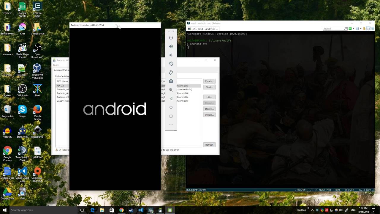 Get React Native Working Android Is Not Recognized Among Other