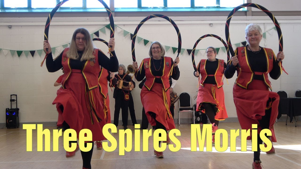 Three Spires Morris dance "Brownhills" at The Morris Federation 50th Anniversary Day of Dance ...