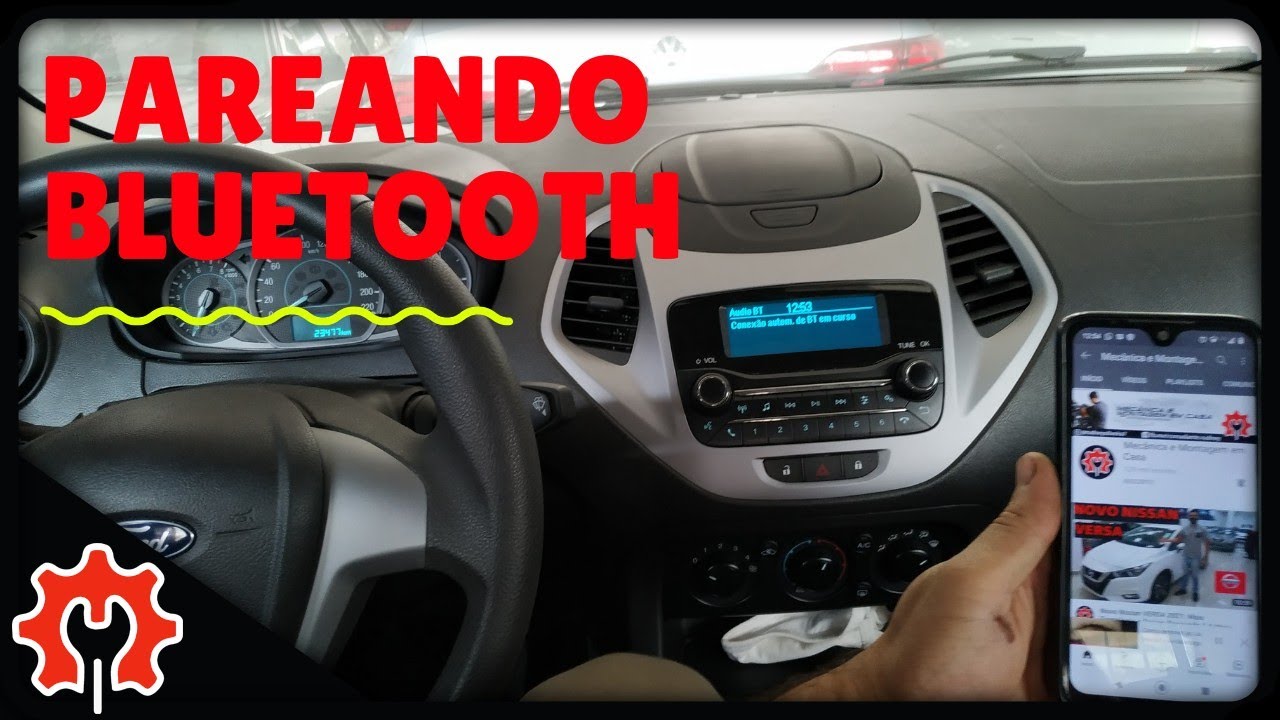 Como CONECTAR o celular no BLUETOOTH Ford Ka aparelho original 🚙🎶 - YouTube