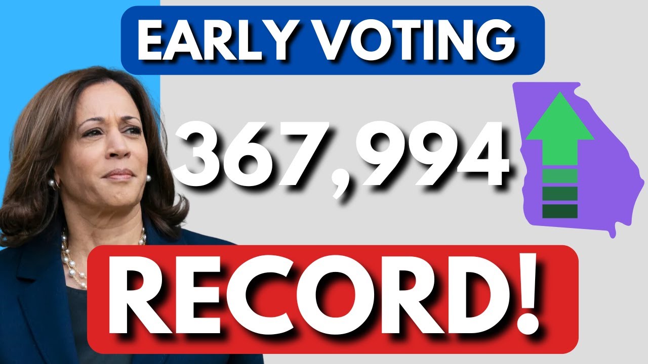 EARLY VOTING RECORD in Georgia! Did it help Democrat or Republicans ...
