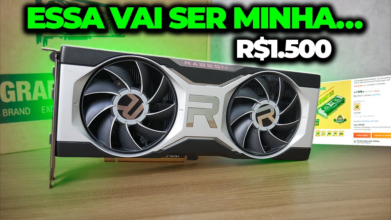 CHEGOU A RX 6700XT DE R$1500 DO ALIEXPRESS! ESSA VAI SER MINHA PLACA ...