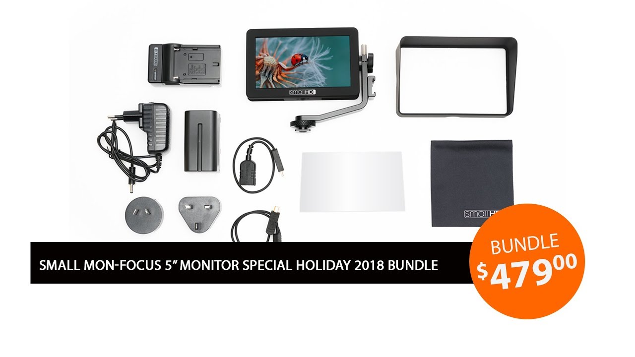 SMALLHD MON-Focus 5" Monitor Special Holiday 2018 Bundle Unboxing - YouTube