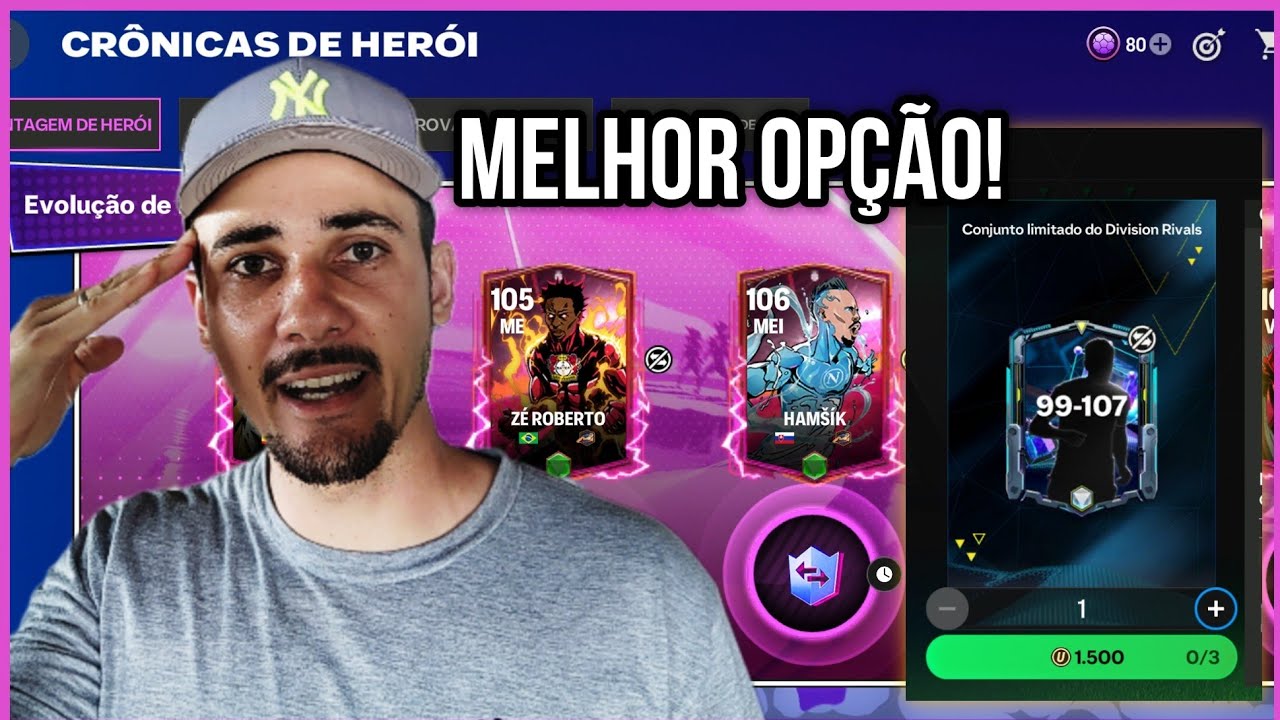 MELHOR POSSIBILIDADE NOS HERÓIS NOVOS + PACOTES NO FC MOBILE 25 🔥 - YouTube