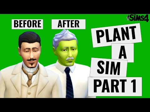 how to become a PlantSim | Plant-A-Sim Part 1 | SIMS 4 SCENARIOS - YouTube