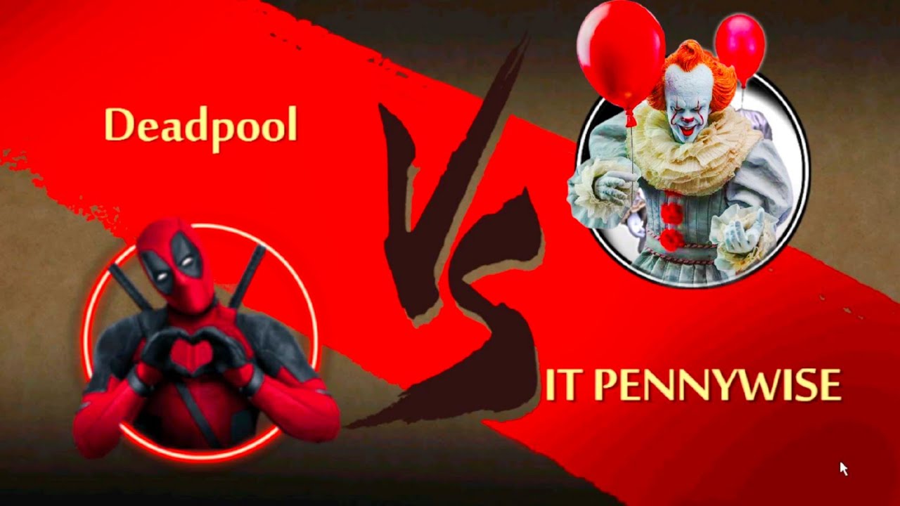 Deadpool vs IT Pennywise - Shadow Fight 2 | Most Epic Video - YouTube