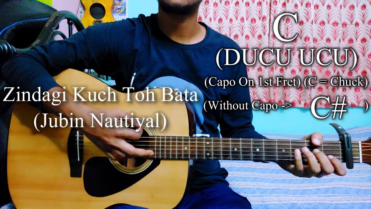 Zindagi Kuch Toh Bata (Reprise) | Easy Guitar Chords Lesson+Cover ...