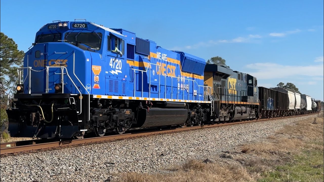 Chasing L738-02 with CSX 4720 | February 2, 2025 - YouTube