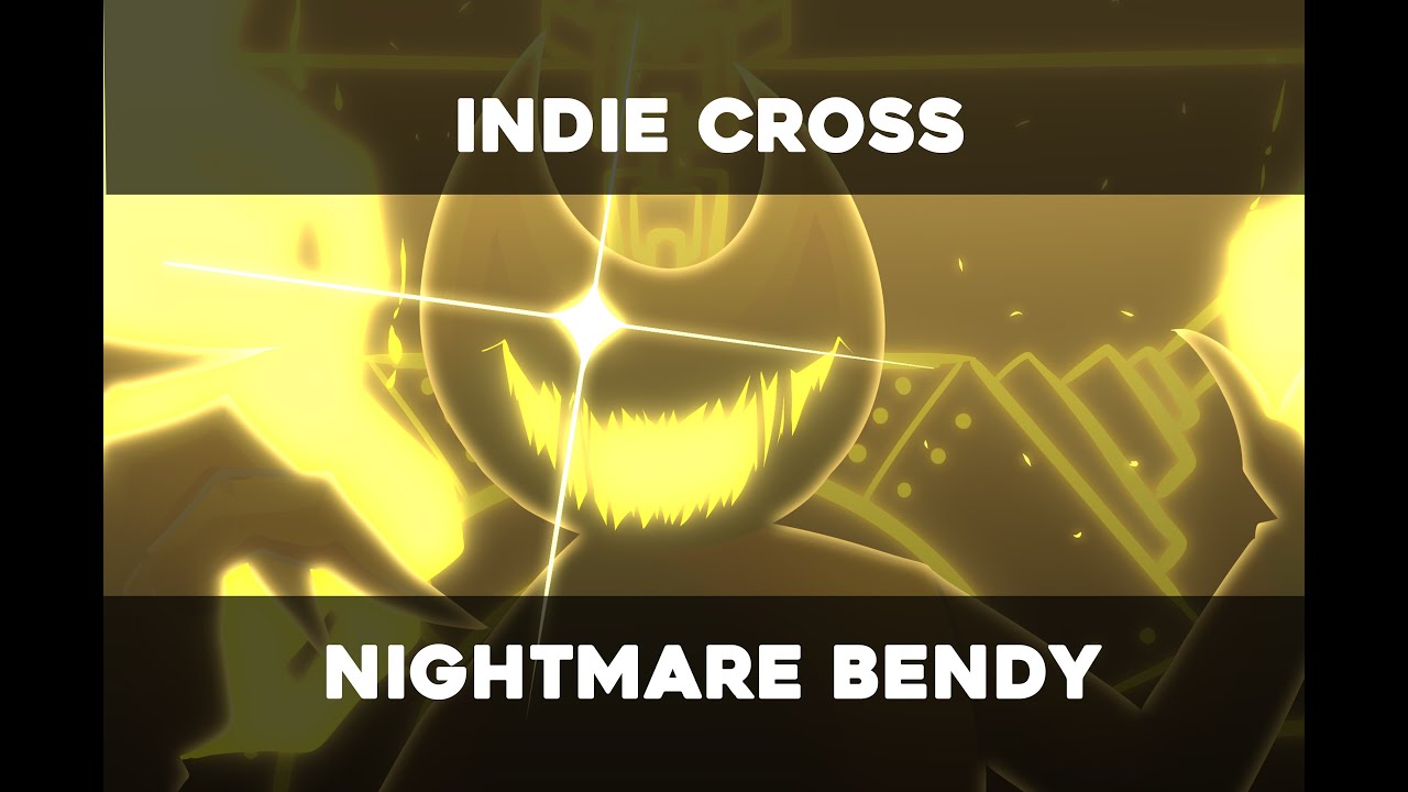 [FNF] Indie Cross | NIGHTMARE Bendy | SpeedPaint! - YouTube