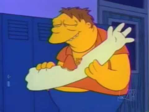 Barney eats a zombie The Simpsons - YouTube