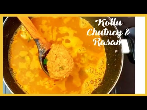 South Indian Kollu Paruppu & Kollu Rasam Recipe in Tamil/ Horse gram ...