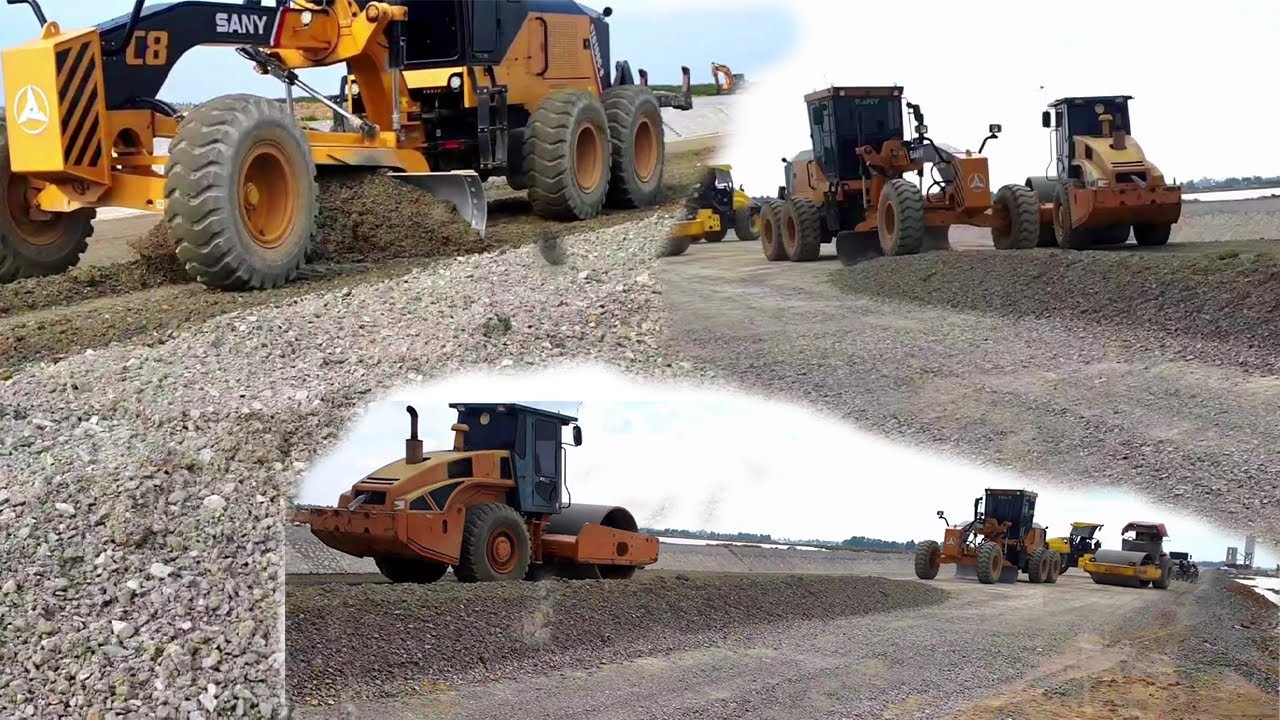 Incredible New Project Long Road Making By Soil Compactor SV621D And ...