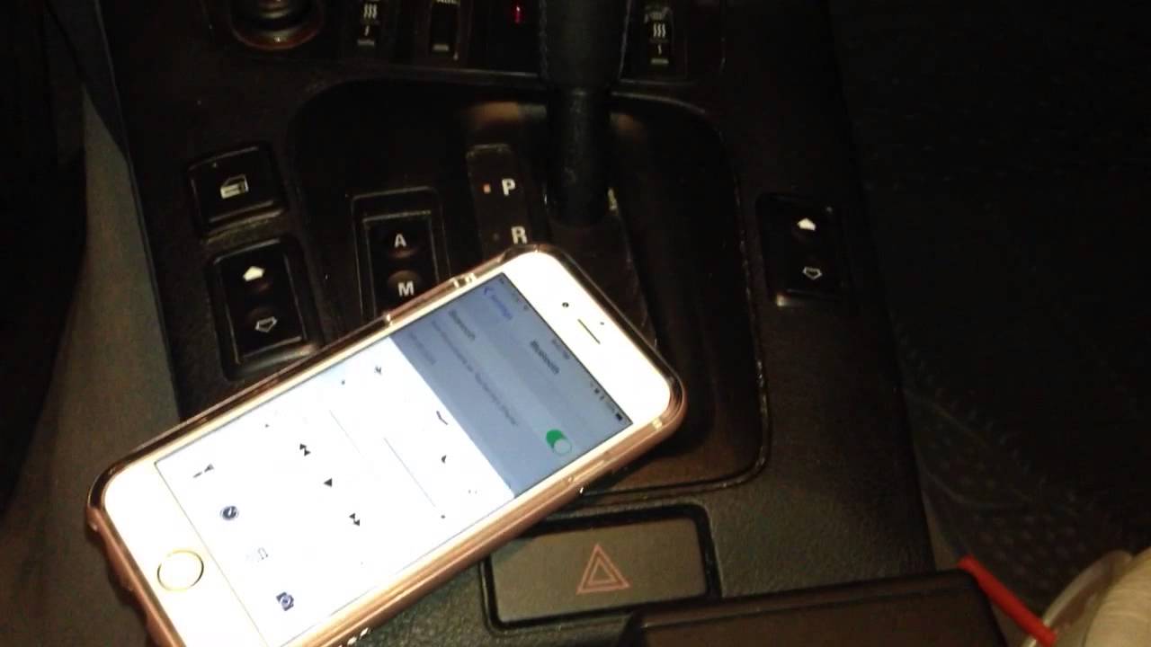 BMW E36 Alpine Radio with Bluetooth retrofit - YouTube