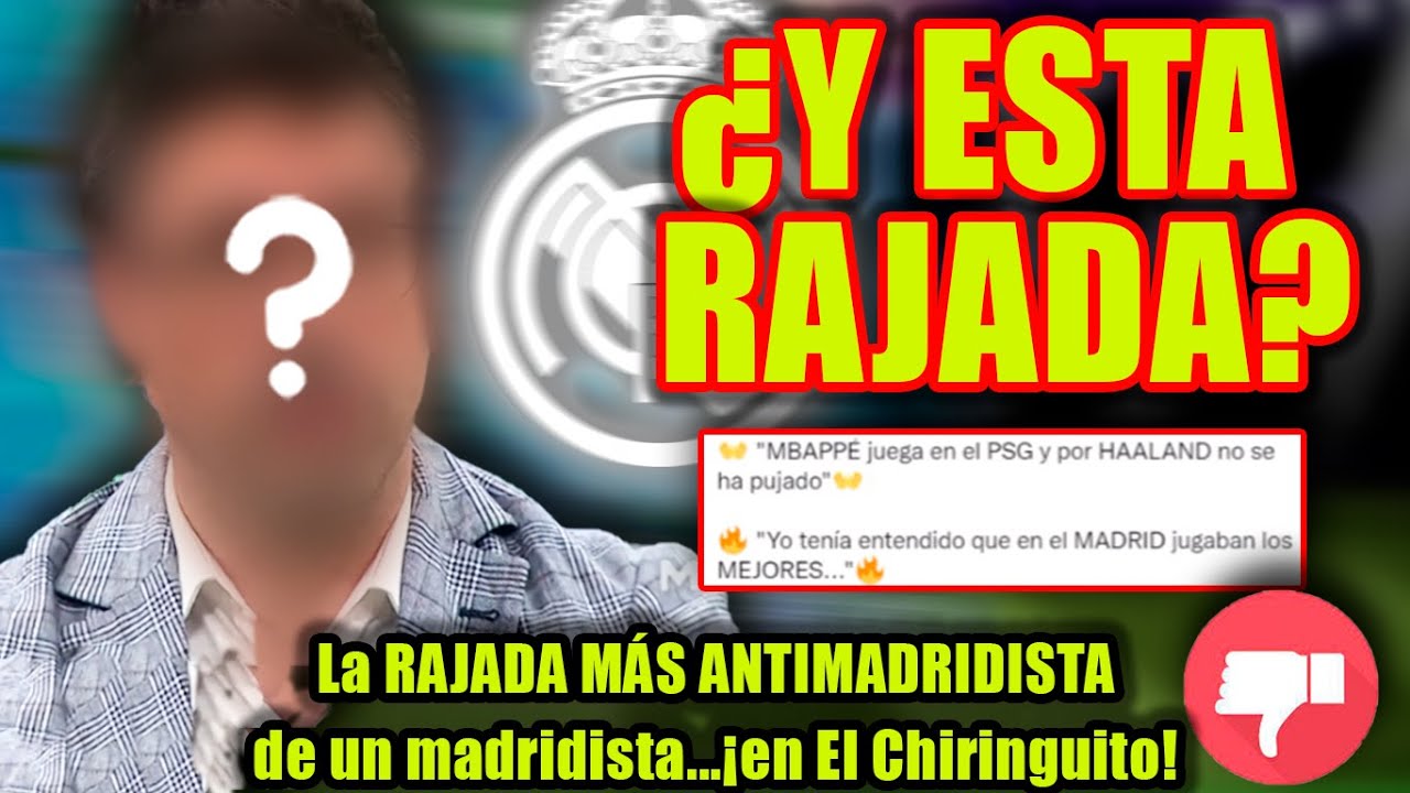 La RAJADA MÁS ANTIMADRIDISTA de un madridista...¡en El Chiringuito ...