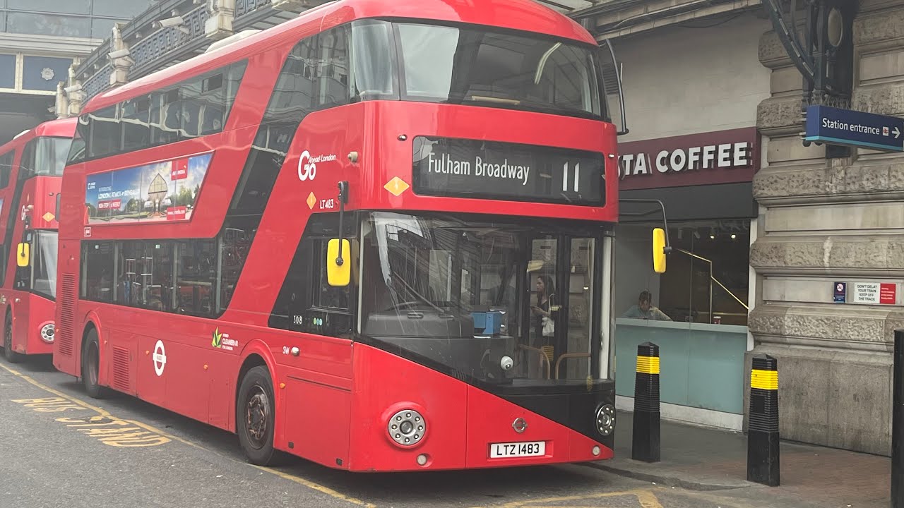 London Bus Route 11- Waterloo to Fulham Broadway - YouTube
