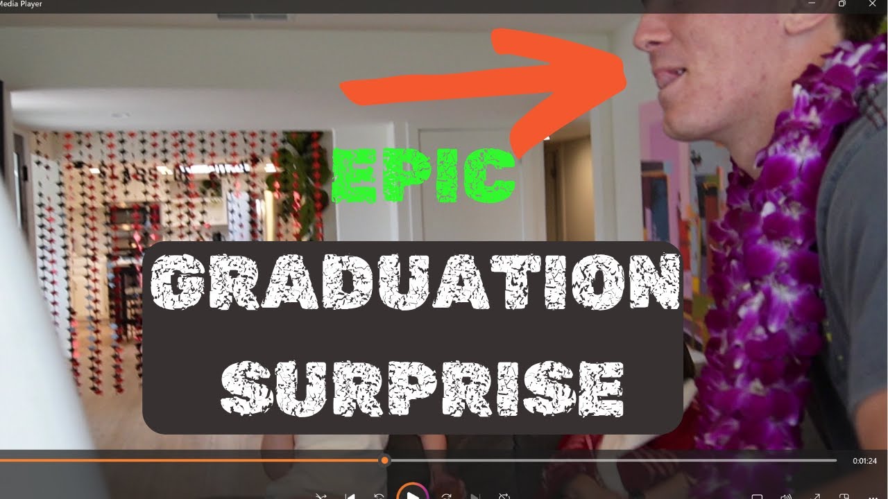 EPIC GRADUATION SURPRISE VIDEO!!! - YouTube