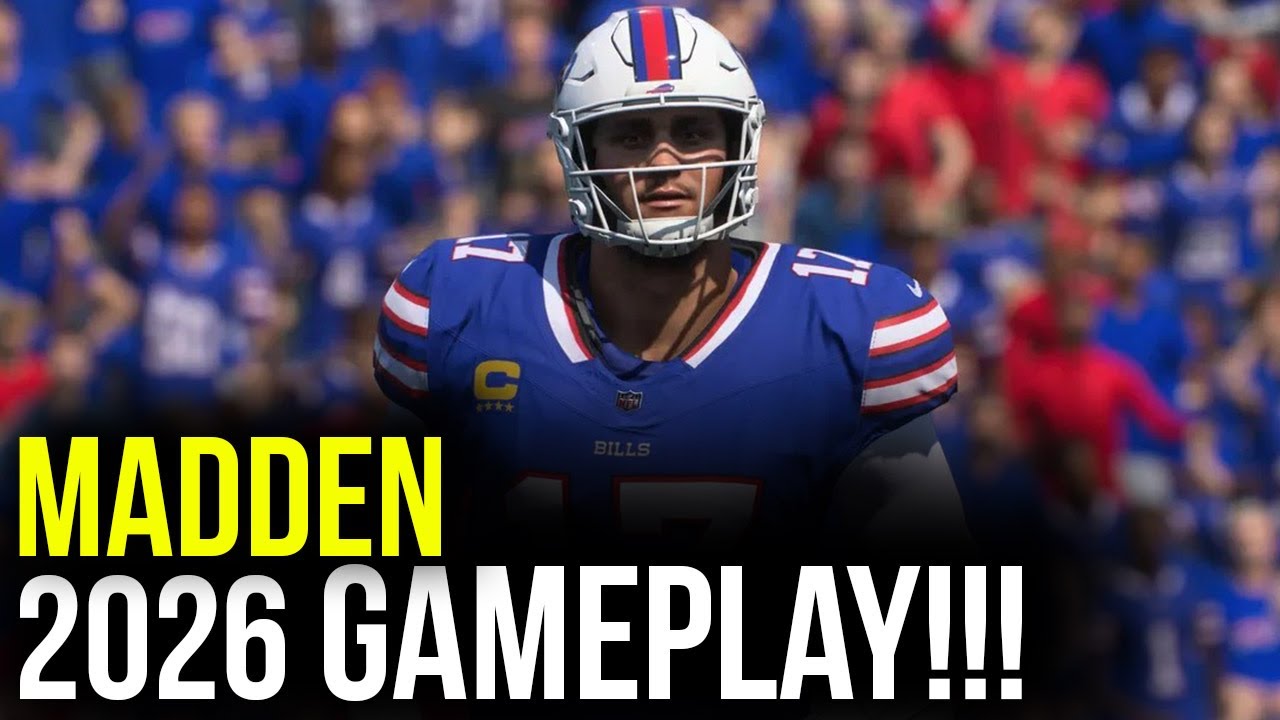 MADDEN 26 PS5 Gameplay LIVE! | First Look at Madden NFL 2026 on ...