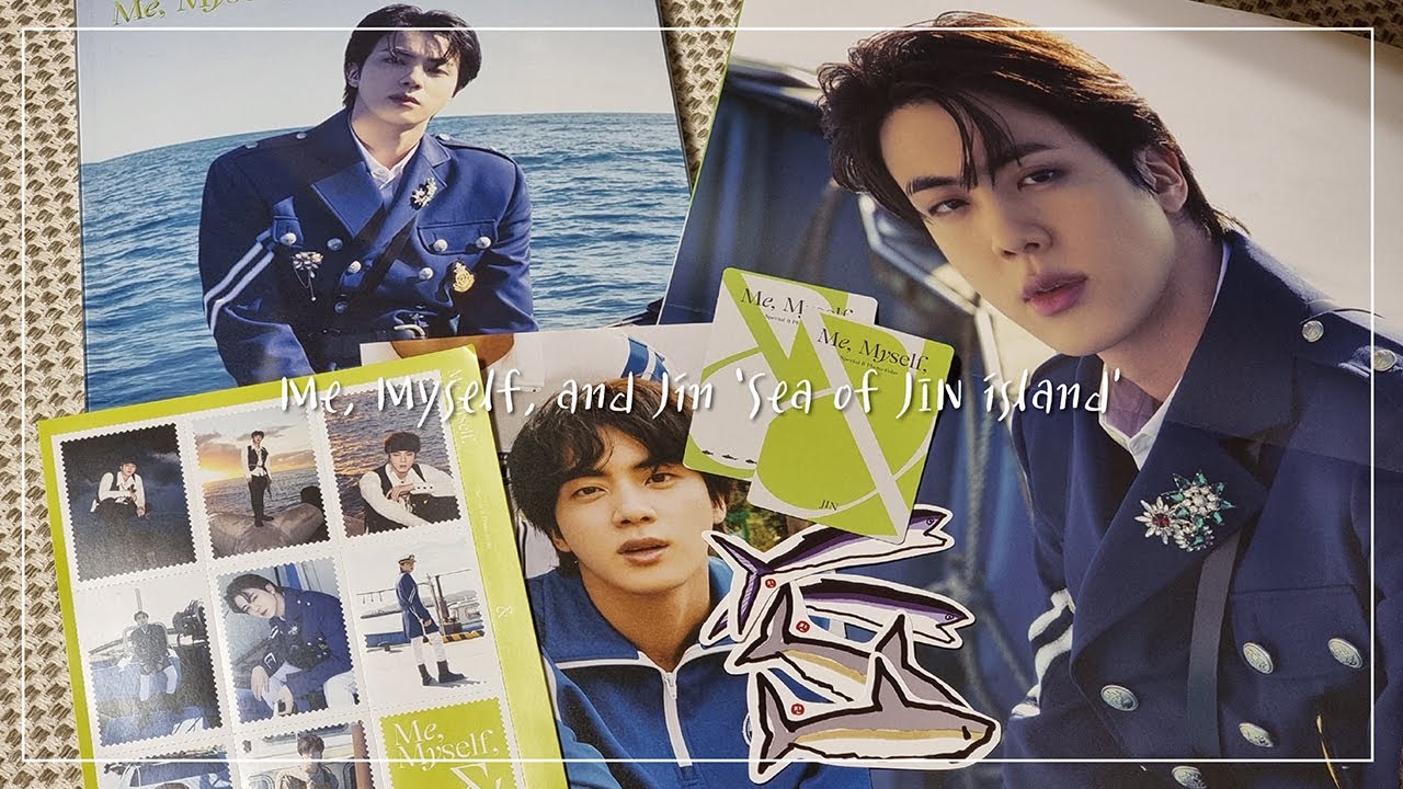 [아미로그] BTS 진 포토북 언박싱 | Jin 'Sea of Jin island' Photobook Unboxing - YouTube