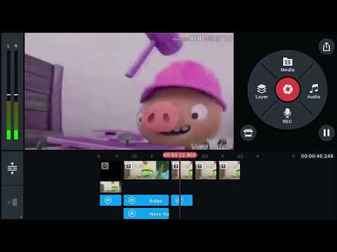 How to make center effects on KineMaster