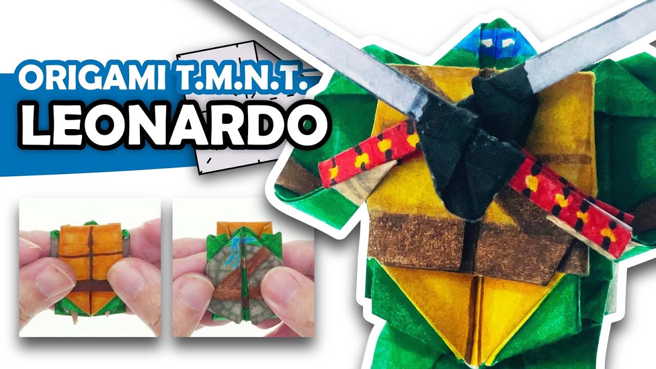 LEONARDO (T.M.N.T.) | Ninja Turtle, but with paper - YouTube