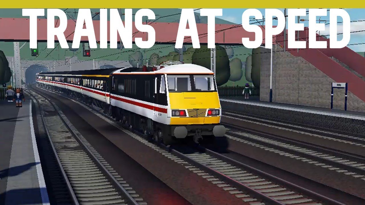 Trains at speed | Roblox British Railways - YouTube