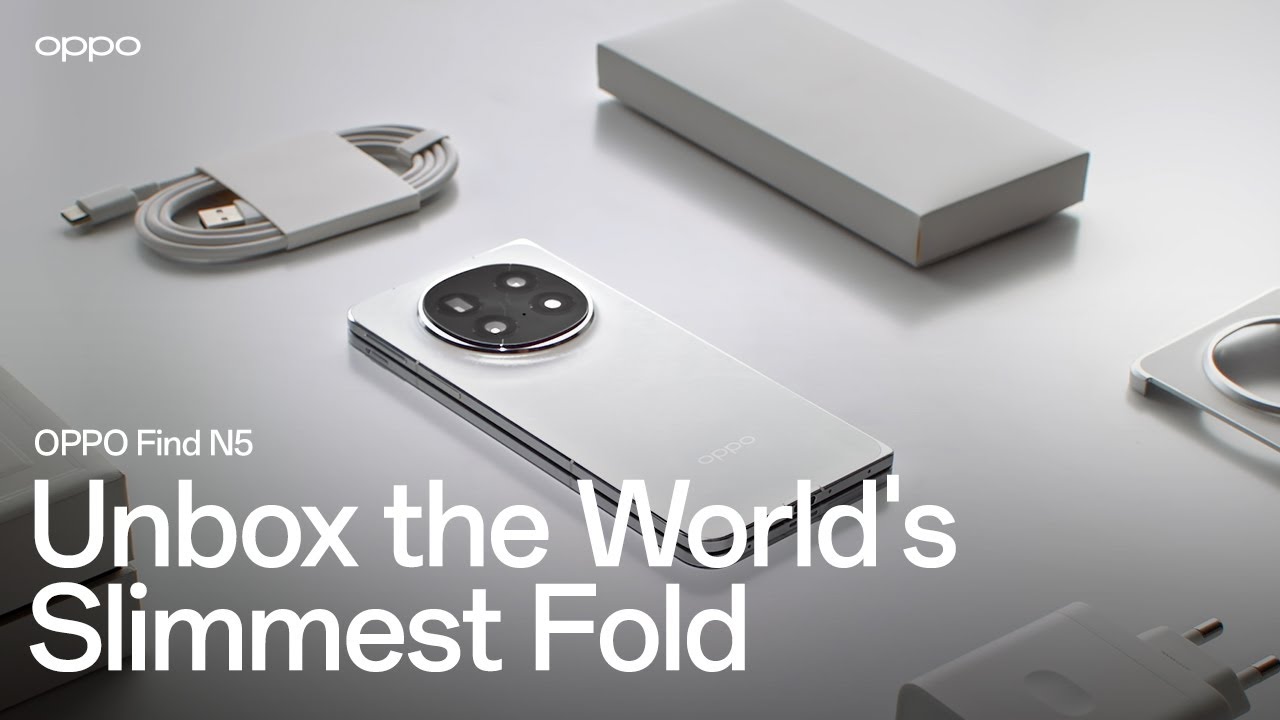 OPPO Find N5 | Unbox the World's Slimest Fold - YouTube